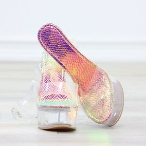 Shoes | Clear Platform Heels | Poshmark
